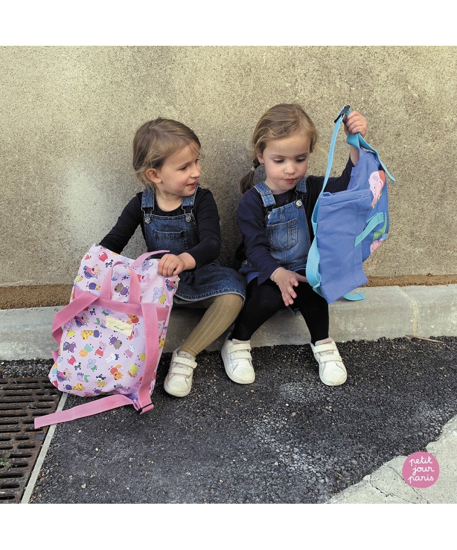 BACKPACK MINI MESSENGER PEPPA PIG BLUE